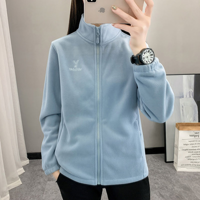 YG户外抓绒衣外套女2025新款秋冬抗静电保暖加厚摇粒绒冲锋衣内胆