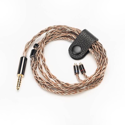 AFUL P8 6股单晶铜标配线 3.5/4.4mm低音声场增强线