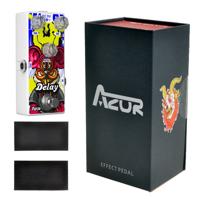 新款azor单块迷你效果器电吉他踏板金属延迟效果delay国潮生肖鼠