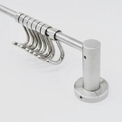 活动衣钩304不锈钢排钩多功能门后挂钩衣帽钩a1094热卖厨房挂壁