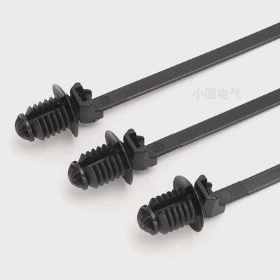 157-00280/x110汽车螺纹头扎带4.6*170mm500包/条螺旋杉树型固