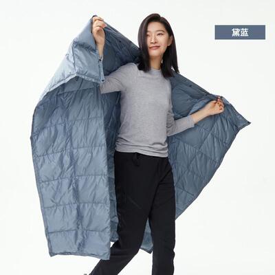 0wyv鹅绒腿午休毯居家鹅绒被子办公室午休毯露营盖毯空调毯g35007