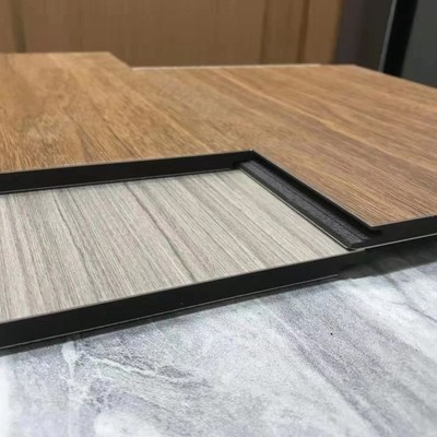 竹炭共挤集成墙板PET金属拉丝镜面碳晶板木饰面锁扣无缝护墙板