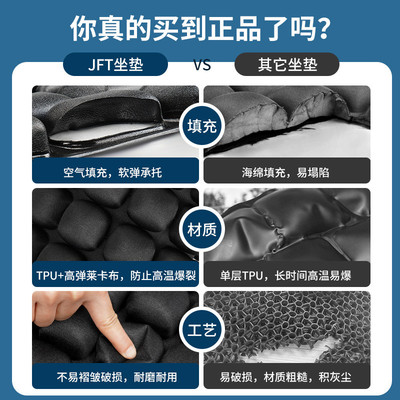 坐垫汽车空气jft批发简约风办公室立体气囊按压充气久坐透气坐垫