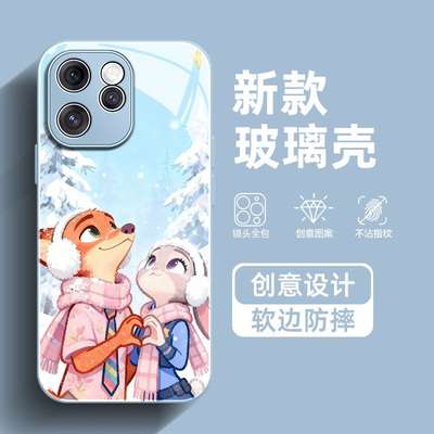 疯狂动物城2适用OPPOReno15PRO手机壳14朱迪13尼克12雪10Pro+高级感11新款9动漫8情侣7周边6玻璃5保护套