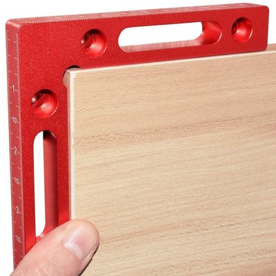 2 Pcs Aluminium Alloy 90 Degree Positioning Squares Right An