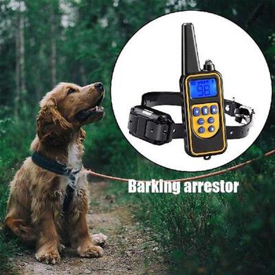 Pet Collar Barker Automatic Dog Training Collar Blue