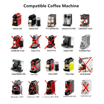 iCafilas Coffee Capsule  Nespresso Stainless Steel Coffee Ca