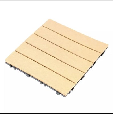 Freeshipping 30X30CM Garden Floor Patio Tiles Wood and Plast