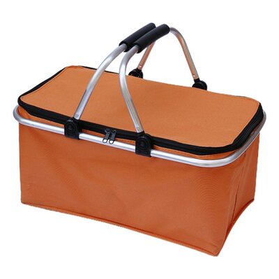 Collapsible Market Basket Foldable Shopping Basket Cooler In