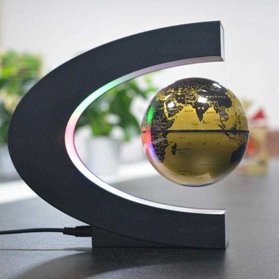Hot Magnetic Levitation Floating Globe C shape World Map Ant