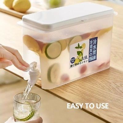 3500Ml Teko Air dengan Keran Dingin Ketel Dapur Limun Kendi