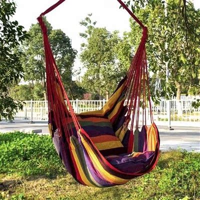 High-end Hanging Rope Chair Canvas Swing Chair Practical
