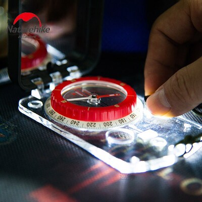 Outdoor Camping Compass Geologic Fluorescent Kompas Portable