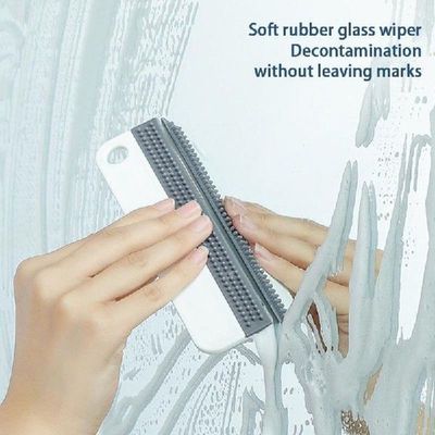 Bathroom Mirror Cleaner With Silicone Blade & Holder