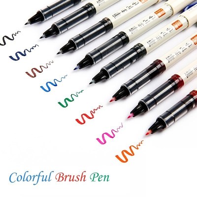 Pilot Fude Makase Color Brush Pens Calligraphy Pen Extra Fi