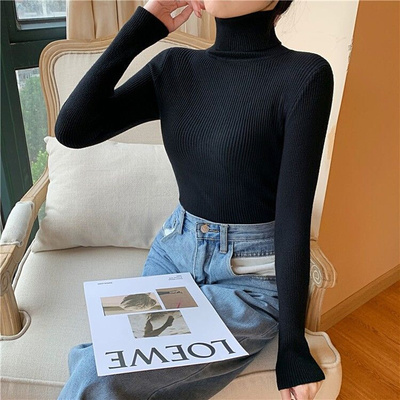 2021 New Women's Autumn Winter Turtleneck Pullovers