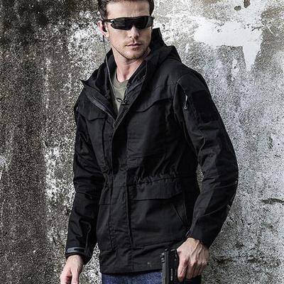 Mens Waterproof Jacket Military Tactical Windshield Autumn