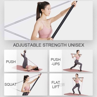 Fitness Resistance Pull Rope Rubber Band Yoga Elastic Traini