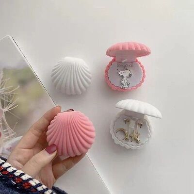 Shell Ring Box Wedding Ring Organizer Earrings Necklace