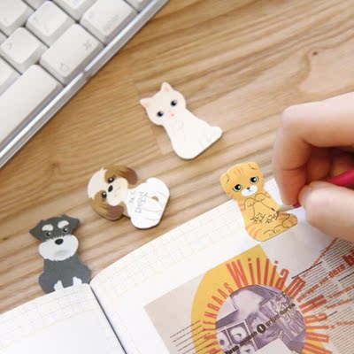 1pc Cute Cat Memo Pads Stickers Sticky Notes Writing Paper N