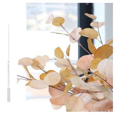 Artificial Plant Faux Leaves Eucalyptus Long Branch Wedding
