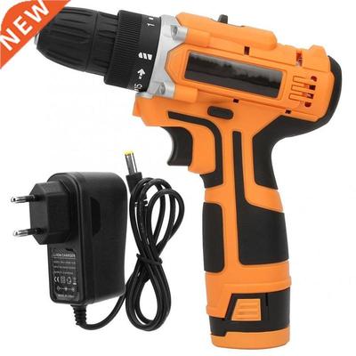 12V Rechargeable Electric Drill Screwdriver Household Lithiu