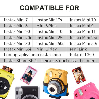 Instax Mini 9 Film White Edge 10 20 40 60 100 Sheets/Packs P
