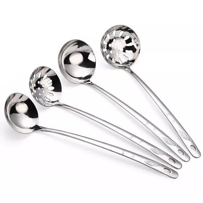 Thickened stainless steel hot pot spoon soup spoon colander