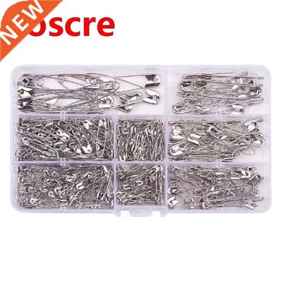 450pcs Safety Pins  Sewing Accessory Silver Metal Needles