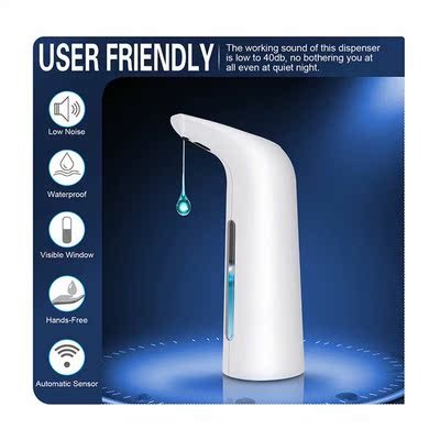 400ml Automatic Soap Sanitizer Dispenser Bathroom Supplies L