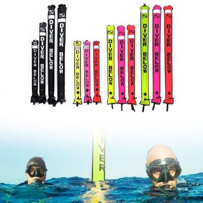 Scuba Dive Surface Marker Buoys Visibility Inflation Diver