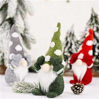 Christmas Decorations Snowflake Hat Eye Covering Doll Toy