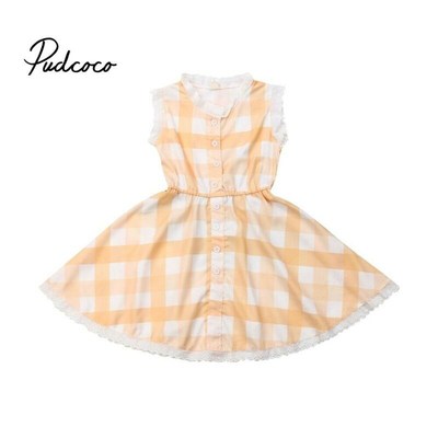 Lovely Toddler Kids Baby Girls Autumn Sleeveless Princess P