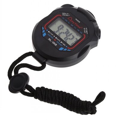 Classic Digital Handheld LCD Chronograph Sports Stopwatch Ti