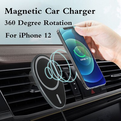 Newest 15W Magnetic Wireless Charger Phone Holder,For Magsa