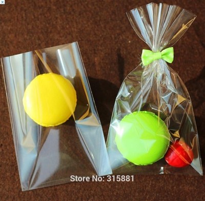 Clear Flat Open Top Candy Bags Cookie Packaging Bag Wedding