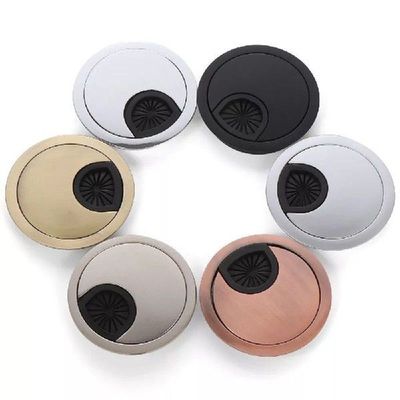 Zinc Alloy Desk Wire Hole Cover Computer Tidy Grommet Table