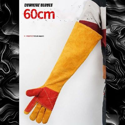 60cm Welding Gloves For Welder Works With Palm Welders
