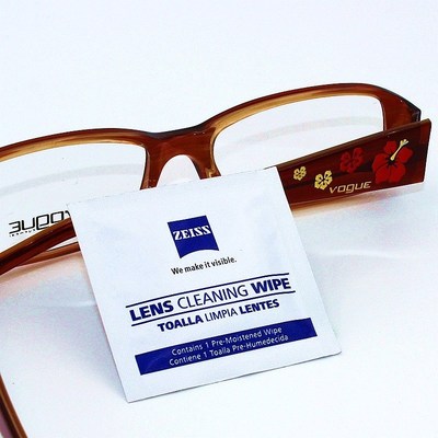 Zeiss Pre-moistened Lens Wipes Cleaning for Eyeglass Lenses