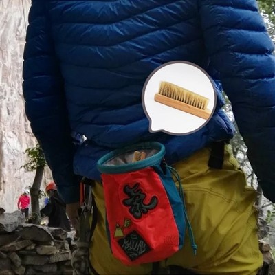Wooden Boar Hair Rock Climbing Bouldering Boulder Cleaning B