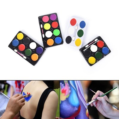 6/8 Colors Non Toxic Water Paint Oil Body Makeup Face Painti