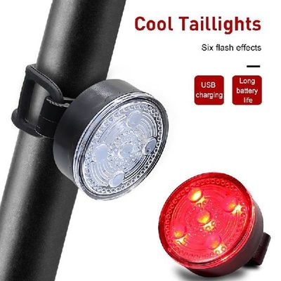 Bicycle Helmet Light Seat Tube Taillight USB Chargeable
