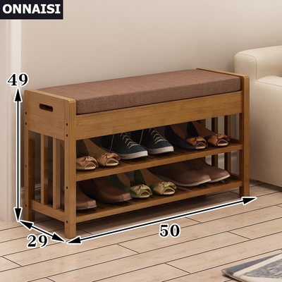 new Shoes rack in stool wood shoe ark economical hall cupbo