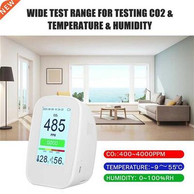 Desktop CO2/RH/Temp.3-in-1 Multifunctional Air Quality Detec