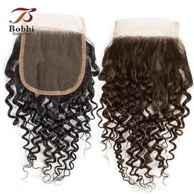 Jerry Curly Bundles with Closure 4x4 Transparent Lace 200g/s