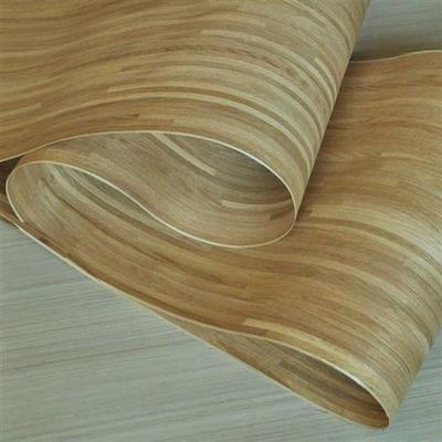Natural Parquet Wood Veneer Russian Oak Veneer Cross Cut wit
