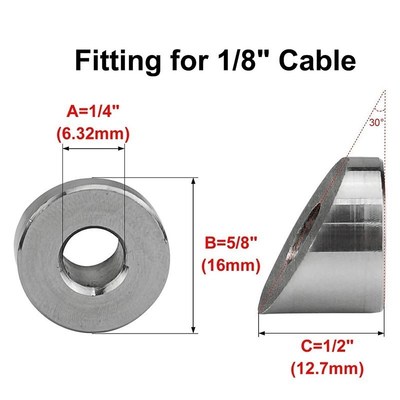 25 PCS 1/4 inch 30 Degree Angle Beveled Washer is suitable