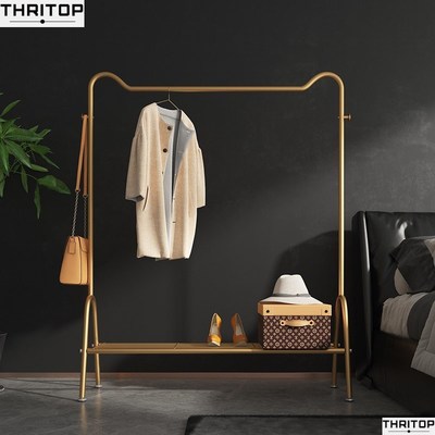 Coat HangeR IndooR Metal ClotHIng WaRdRoBe BalCony Coat RaCk