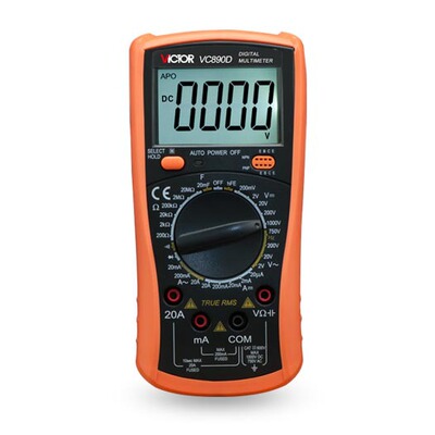 胜利万用表数字高精度万用表万能表数显式万用表VC890D/VC890C+